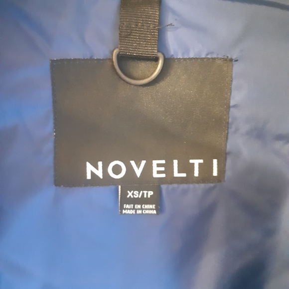 Novelti Jackets & Coats | Novelti Blue Rain Jacket With Packable Hood ...